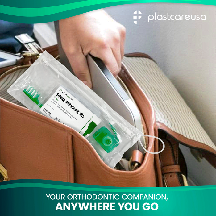 12 Pack of Blue Orthodontic 5 Piece Patient Kits | My DDS Supply