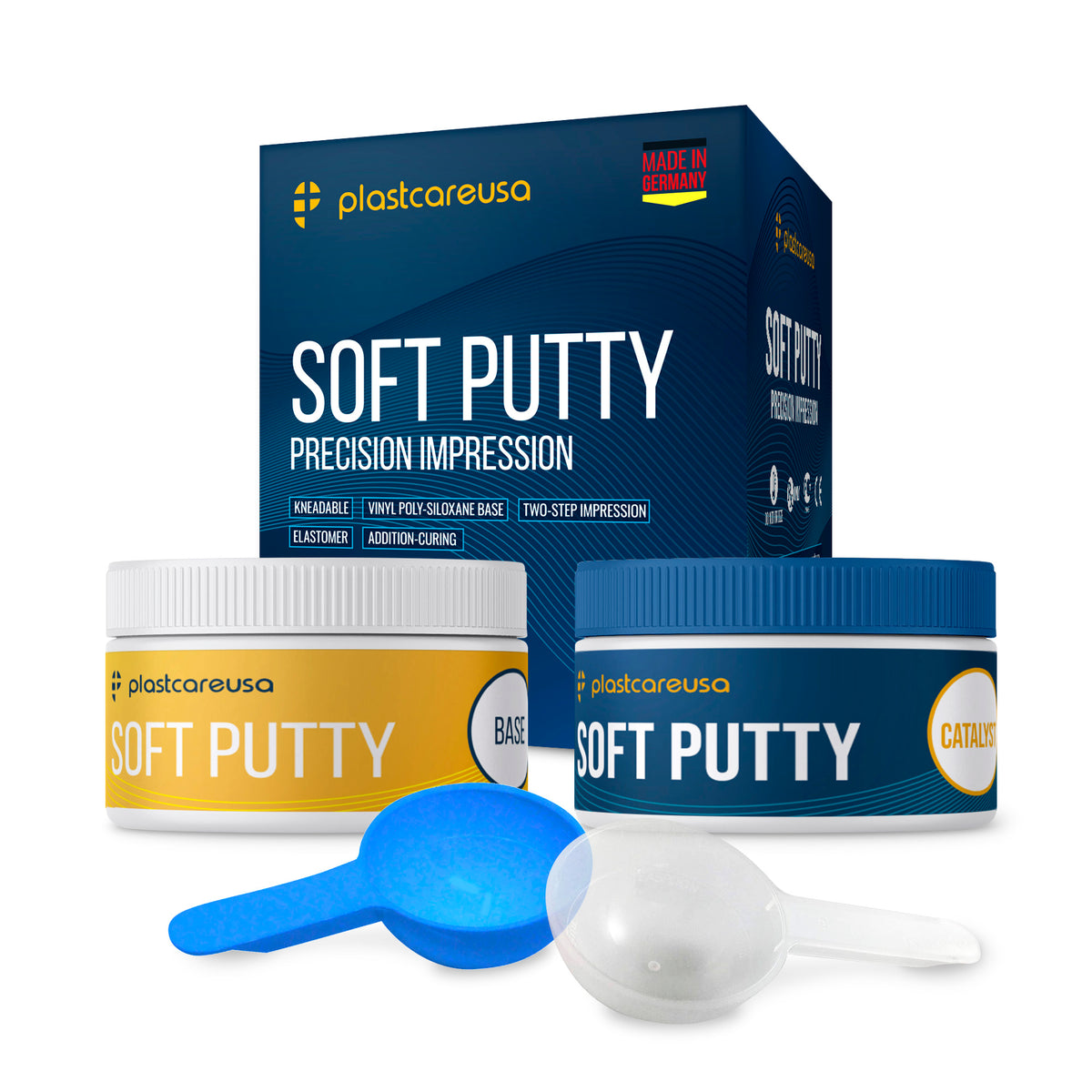 PlastCare USA Dental Soft Putty Fast Set (290 ml Base + Catalyst) – My ...
