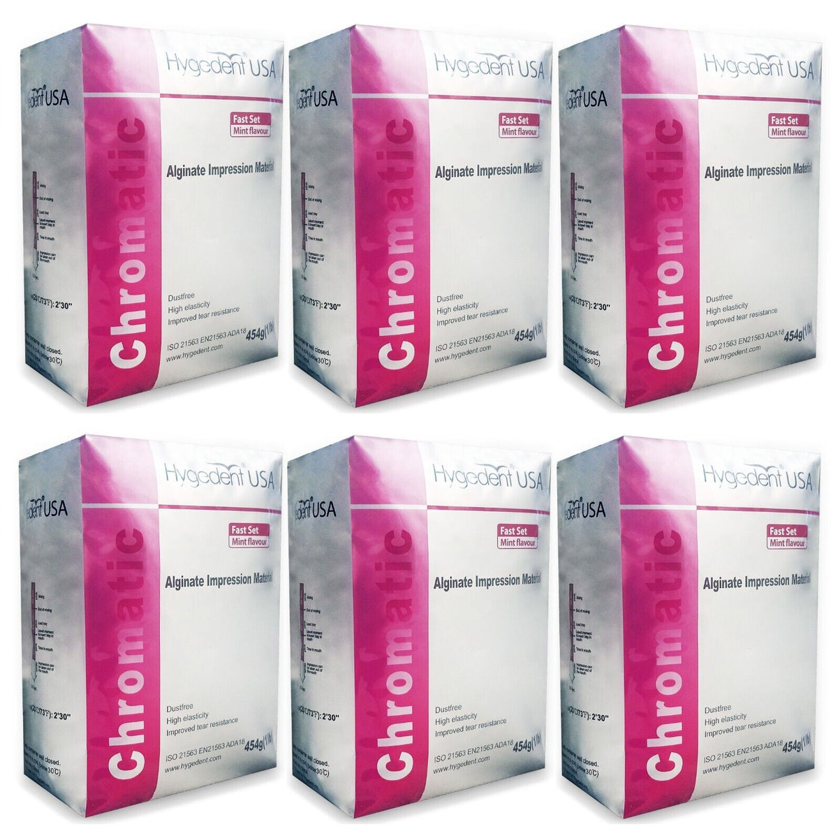 Hygedent Chromatic Alginate, Color Changing (Fast Set) (6 Pack) – My ...