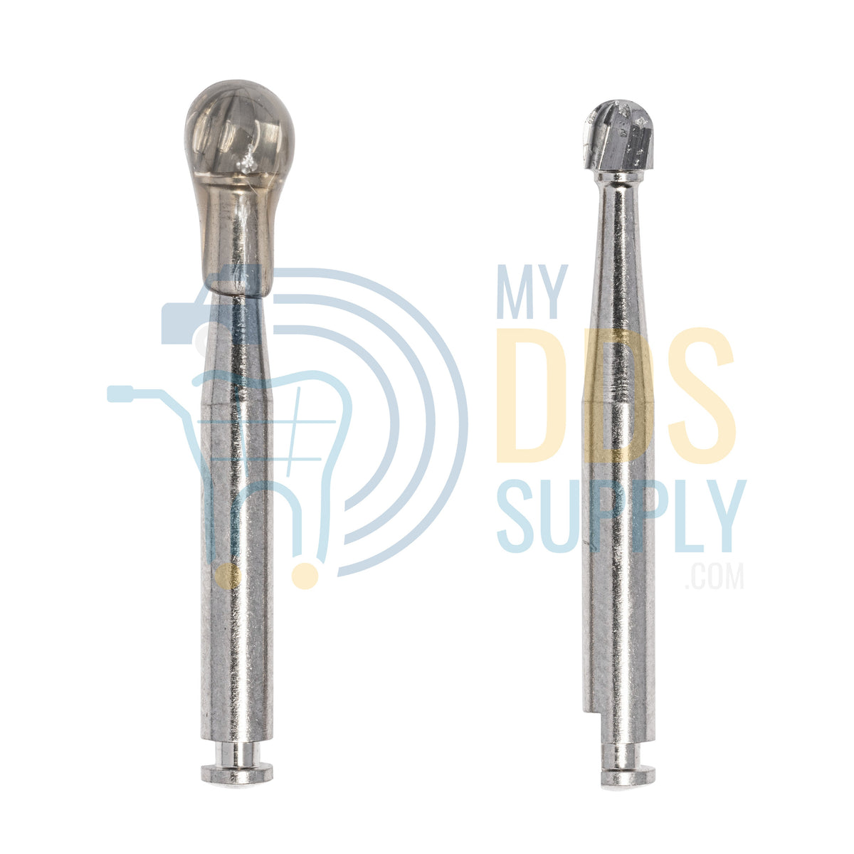 100 RA8 Round Carbide Dental Burs for Slow Speed Handpiece Right Angle ...