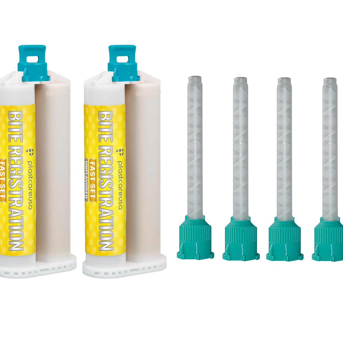 4 Tips + 2 Fast Set Bite Registration Material (Unflavored) – My DDS Supply