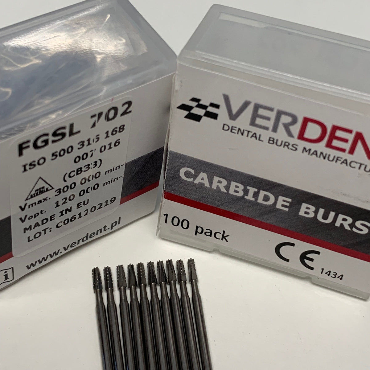 100 x FG 702 Surgical Length Carbide Bur, 25mm (High Speed) – My DDS Supply